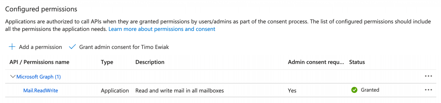 Limit application permissions to a single Exchange Online mailbox – PS ...